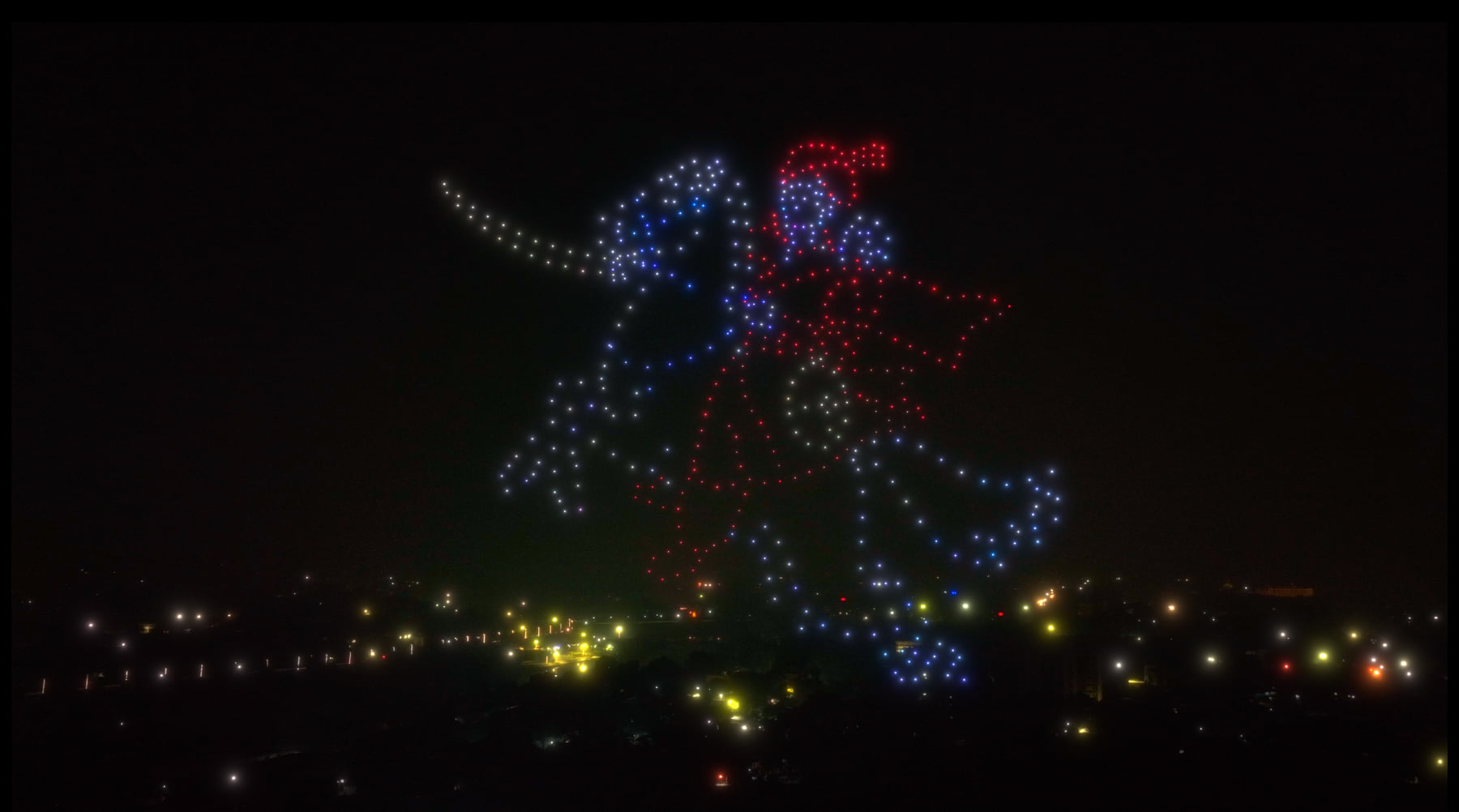 Studiotrika | Drone Light Show | 3D Projection Mapping