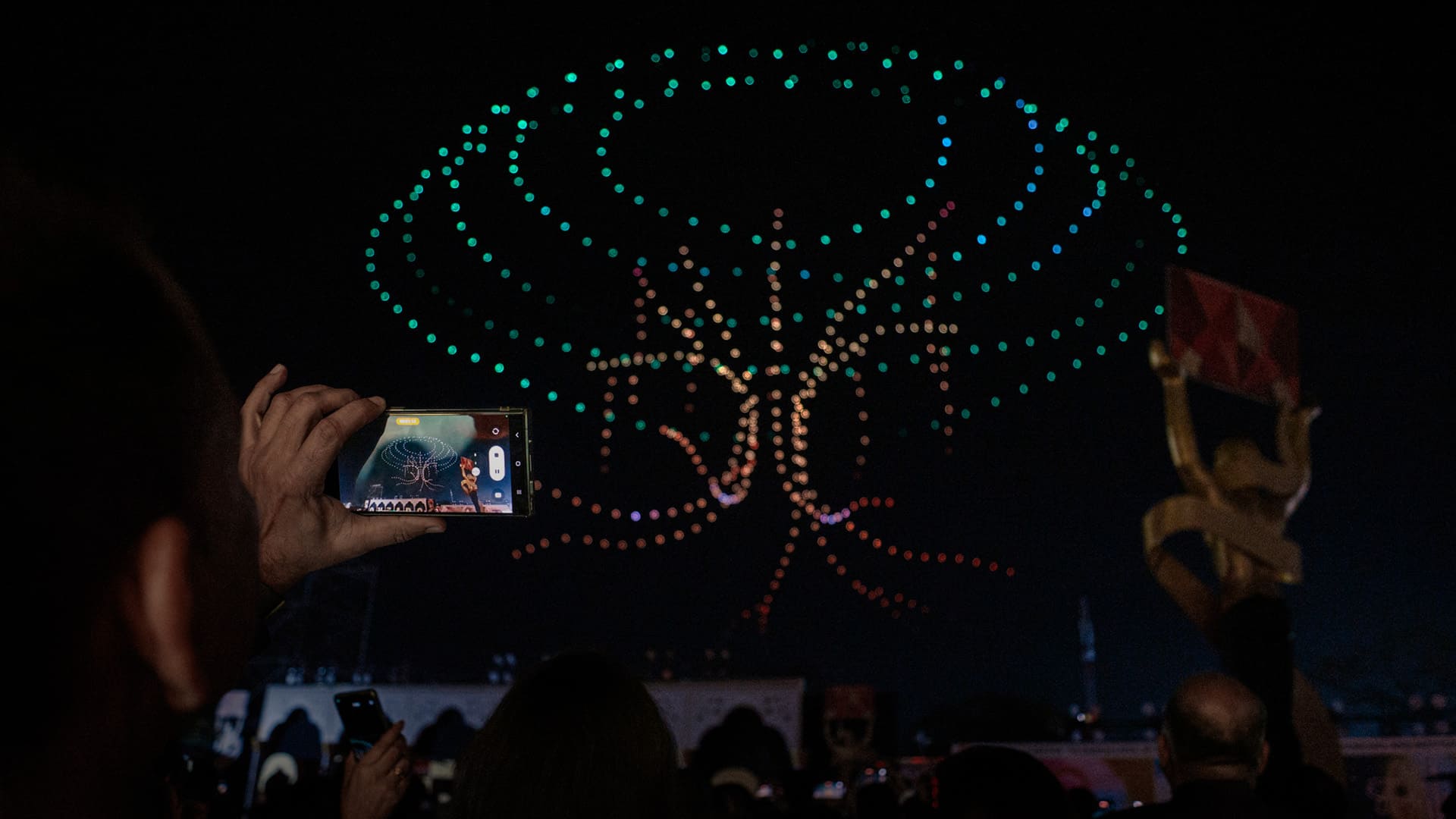 Studiotrika | Drone Light Show | 3D Projection Mapping