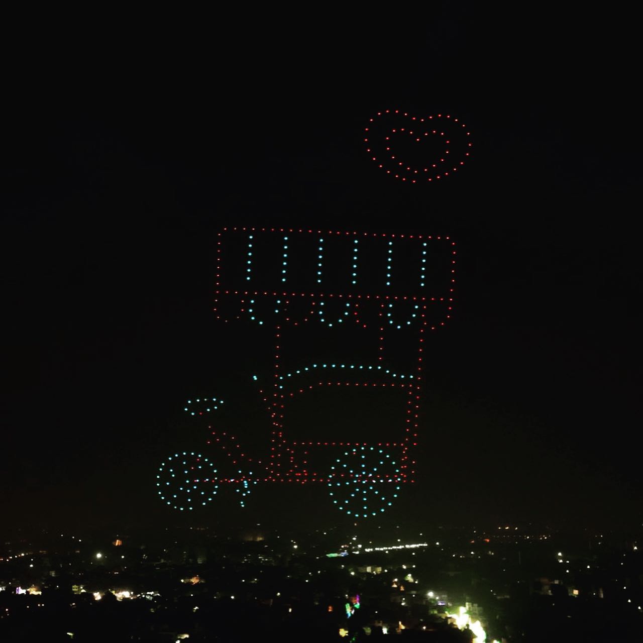 Studiotrika | Drone Light Show | 3D Projection Mapping