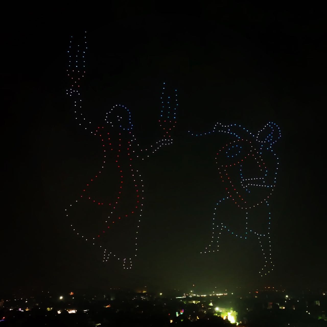Studiotrika | Drone Light Show | 3D Projection Mapping