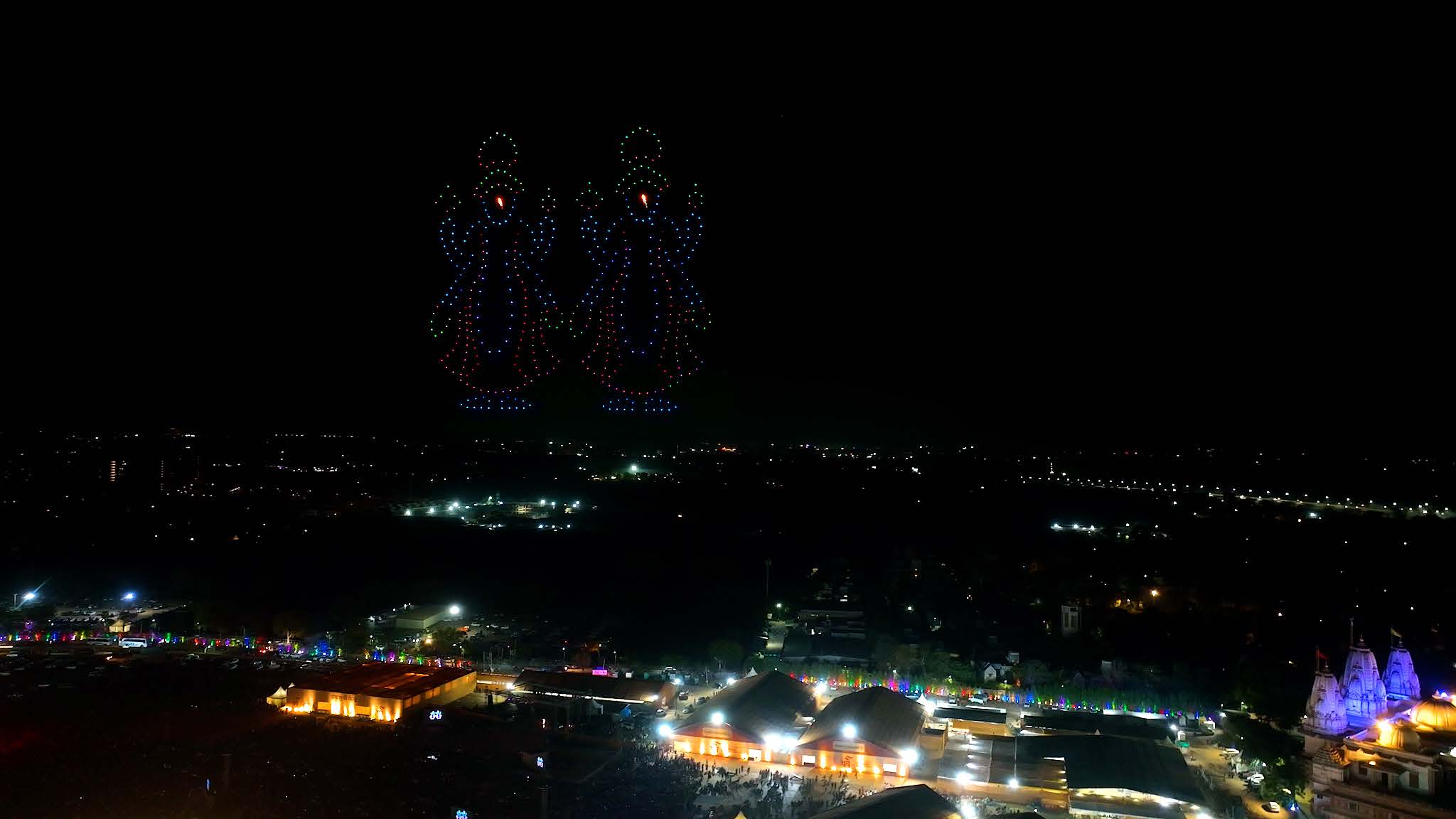 Studiotrika | Drone Light Show | 3D Projection Mapping